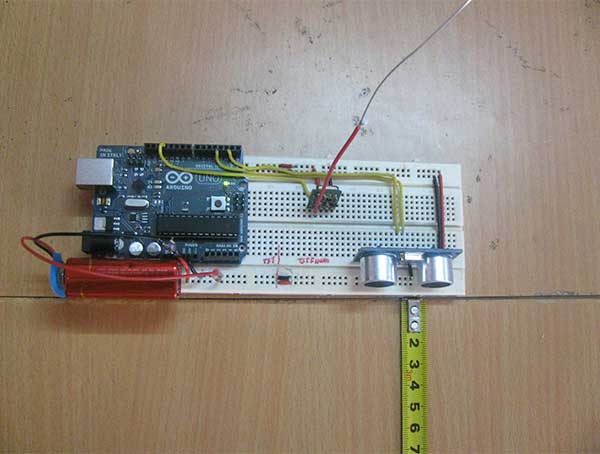 Wireless distance measurement using ultrasonic sensor (Part 18/23 ...